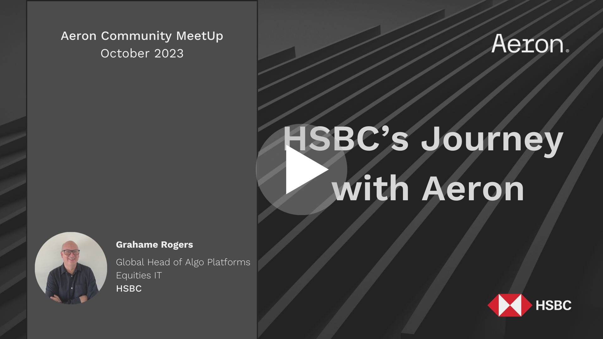 HSBC's Journey with Aeron